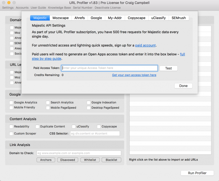 URL Profiler Review and Tutorial, URL Analysis Tool